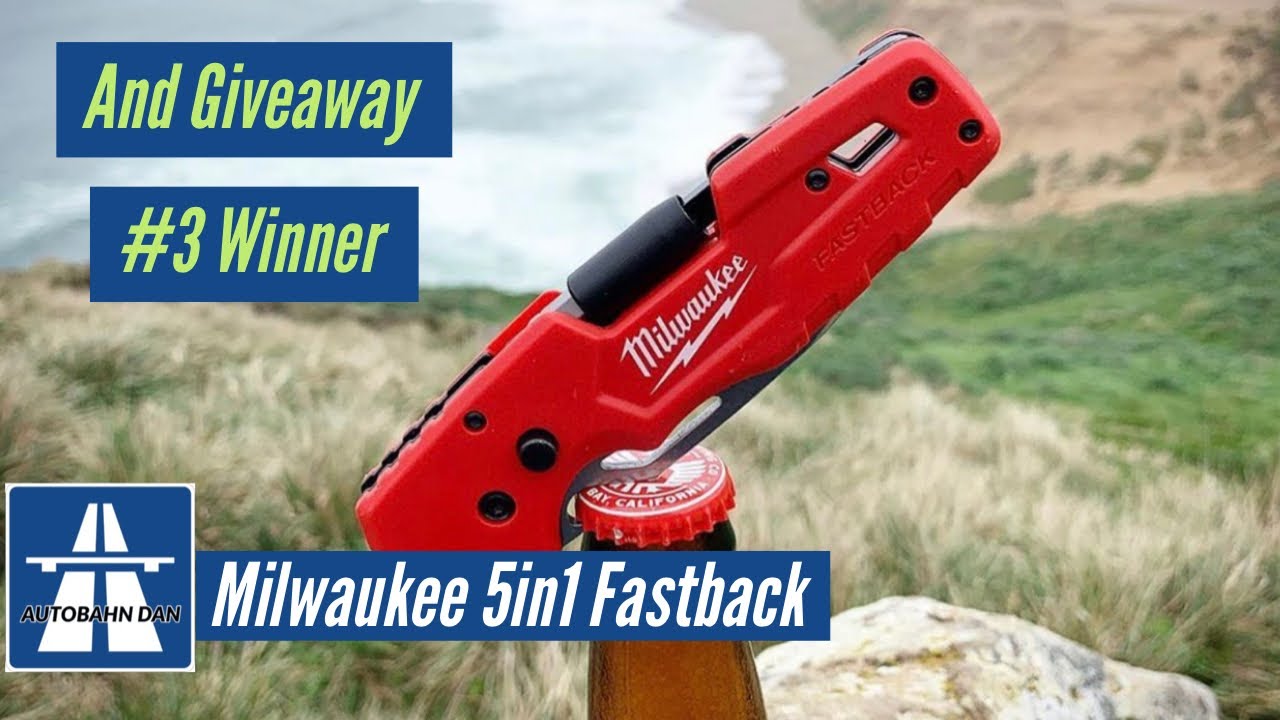 Milwaukee FastBack 5 in 1 Multitool Review and Giveaway #3 Winner - YouTube