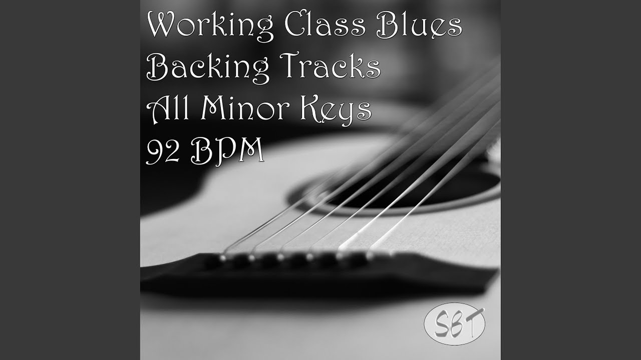 Working Class Blues Backing Track in C Minor - YouTube