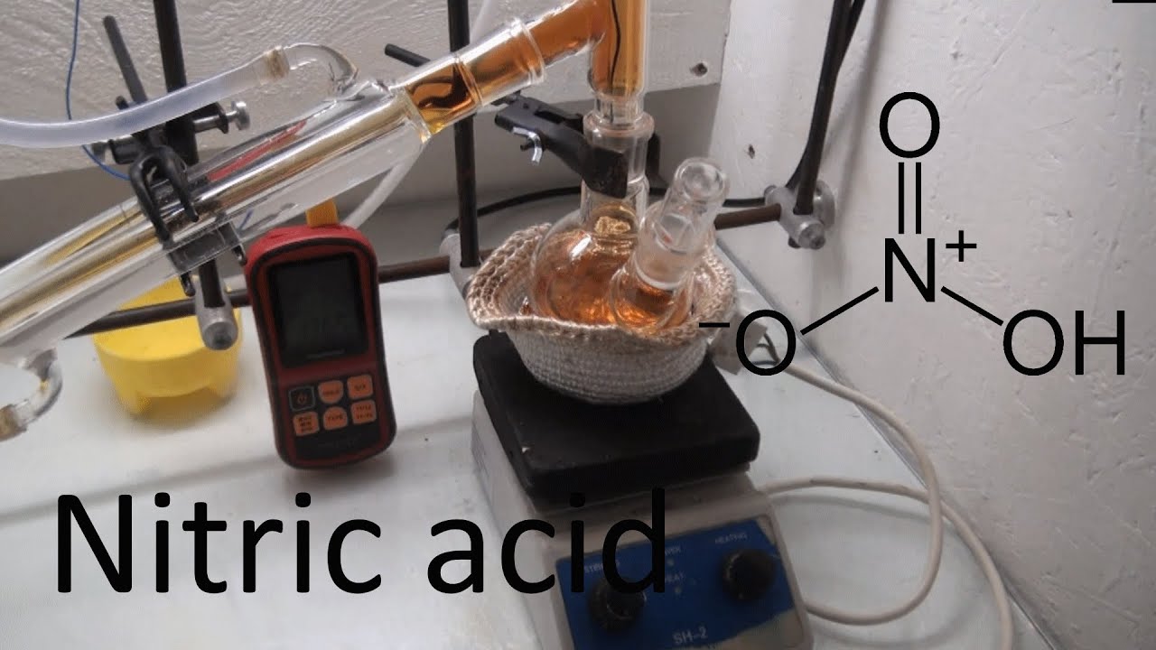 Preparation of Nitric acid from phosphoric acid - YouTube