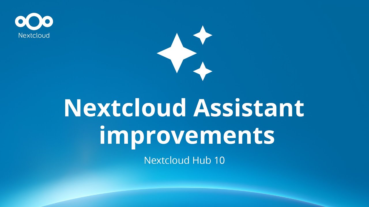 Hub 10 Nextcloud Assistant 3.0: Transcripts and rewriting of documents ...
