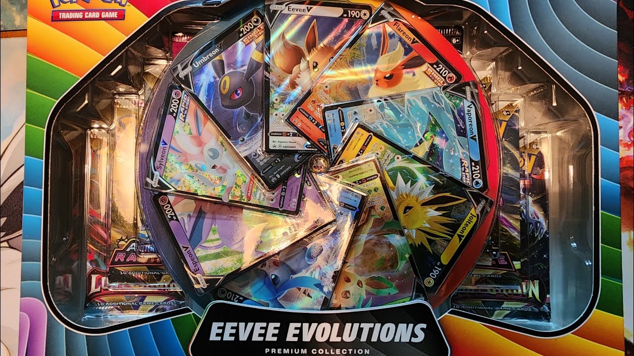 Eevee Evolutions Collection Box - Gamestop Exclusive - Pokemon Cards ...
