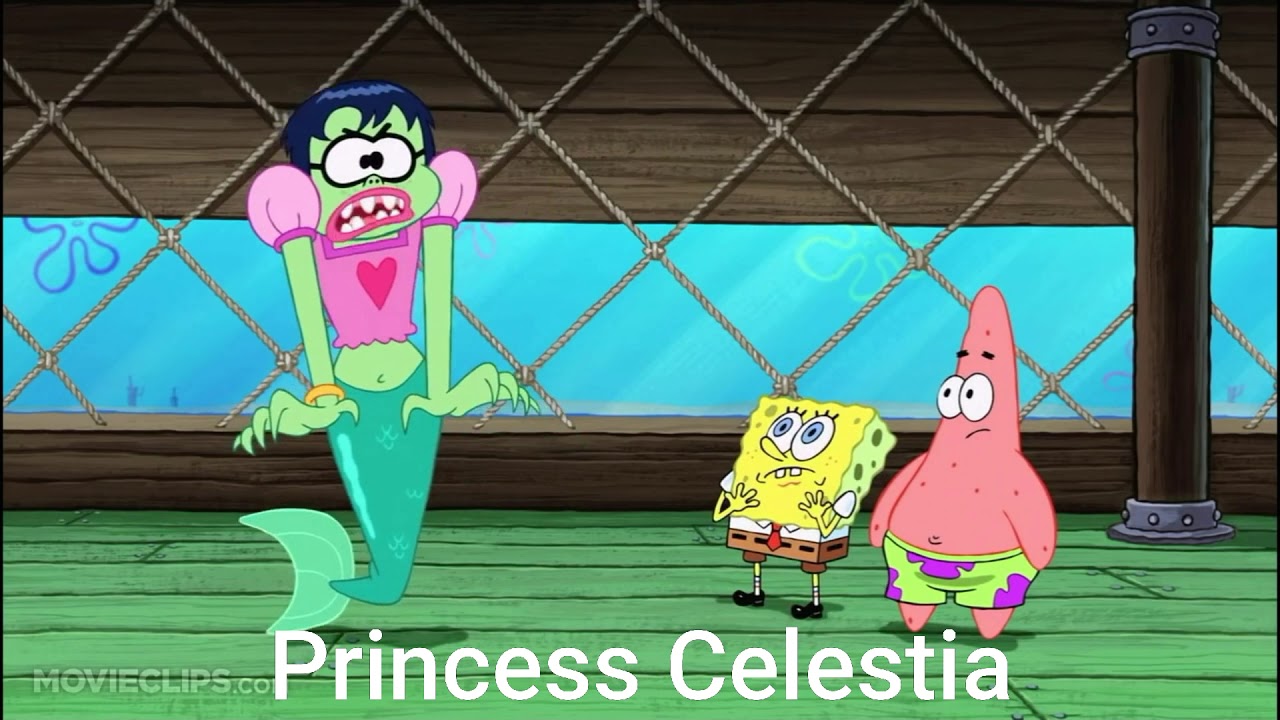 My Little Pony Characters Portrayed by Spongebob Part 1 - YouTube