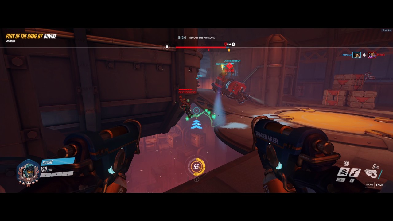 Tracer Kings Row Funny - YouTube