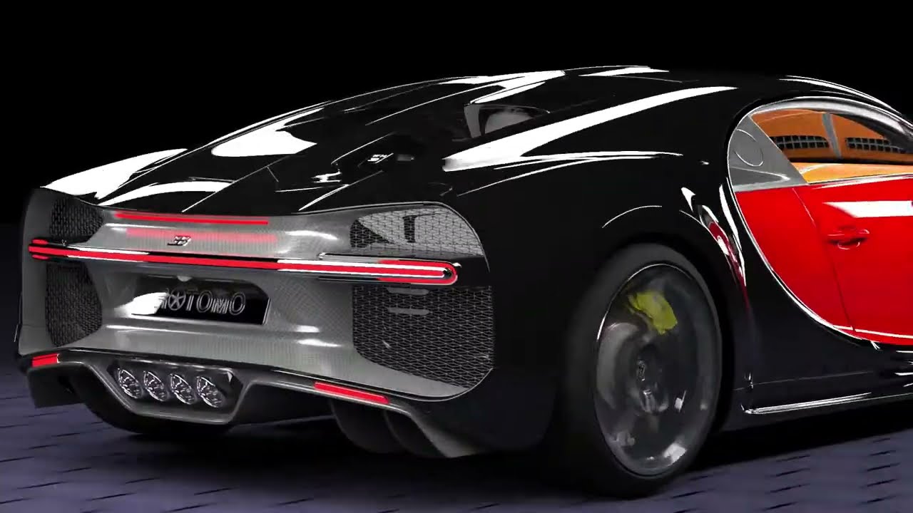 Bugatti Chiron Animation - YouTube