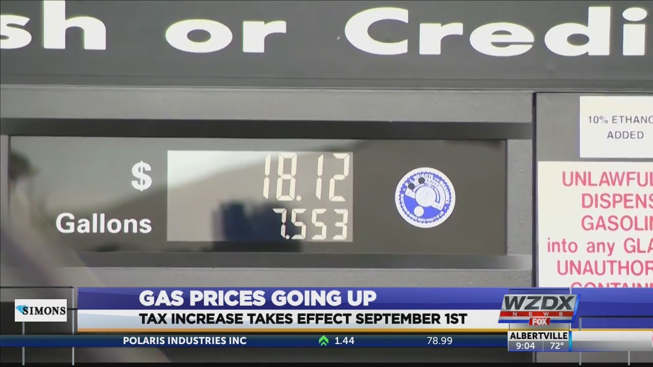 Gas price increase goes into effect Sept. 1 - YouTube