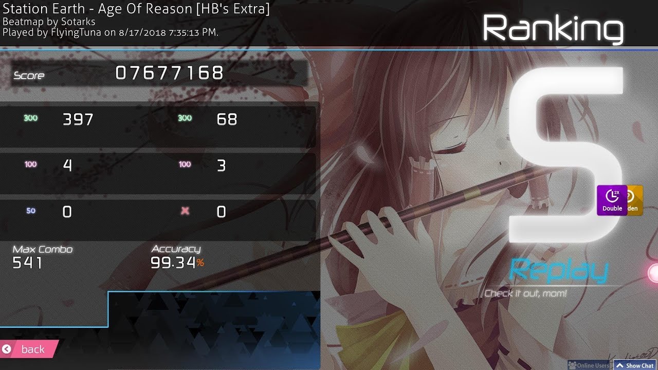 osu! | FlyingTuna 🇰🇷 | Station Earth - Age Of Reason [HB's Extra] +HD ...