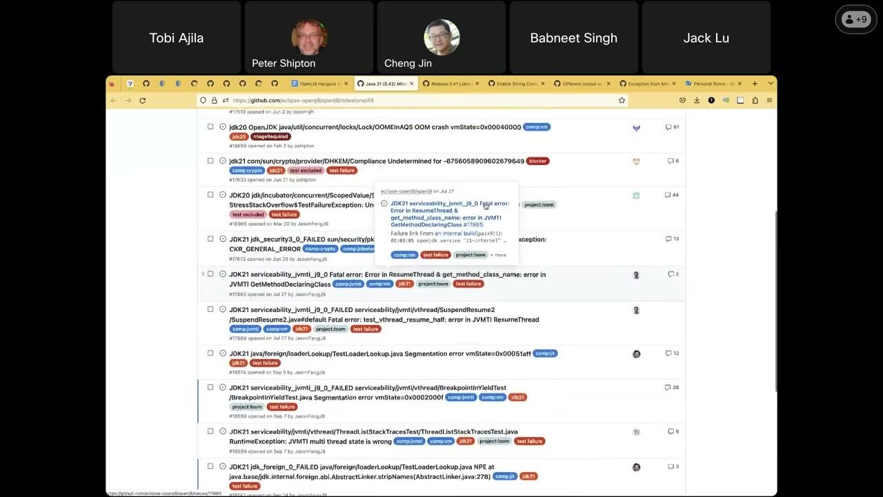 Eclipse OpenJ9 2023/10/17 Community call - YouTube