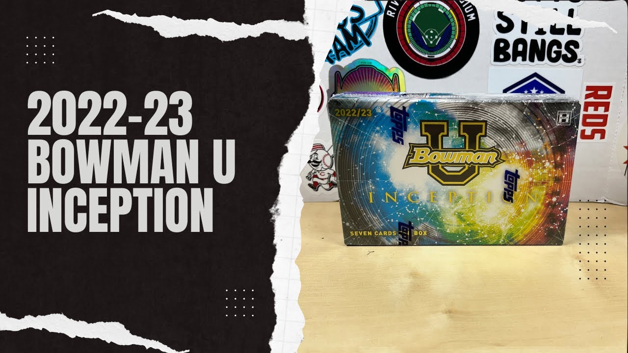 2022-23 Bowman University Inception Hobby Box - YouTube