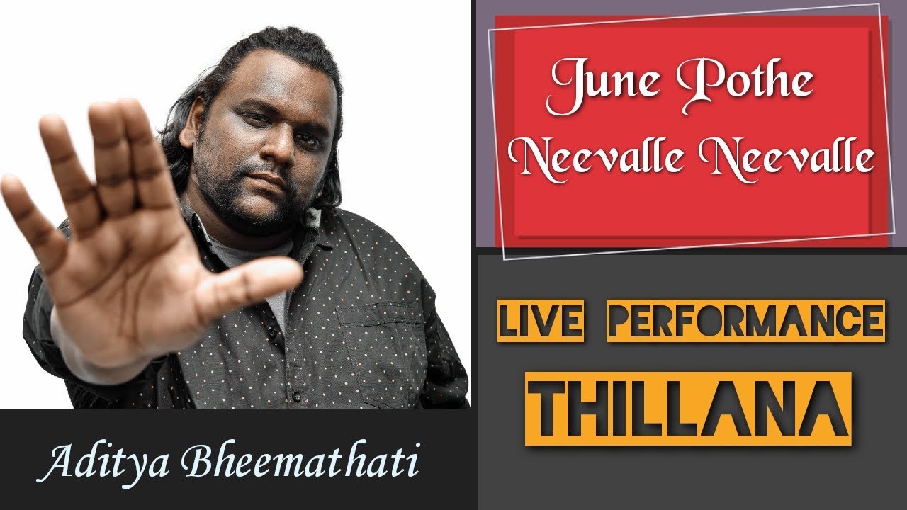 June Pothe | Live Performance | Thillana_band | Neevalle Neevalle Movie ...
