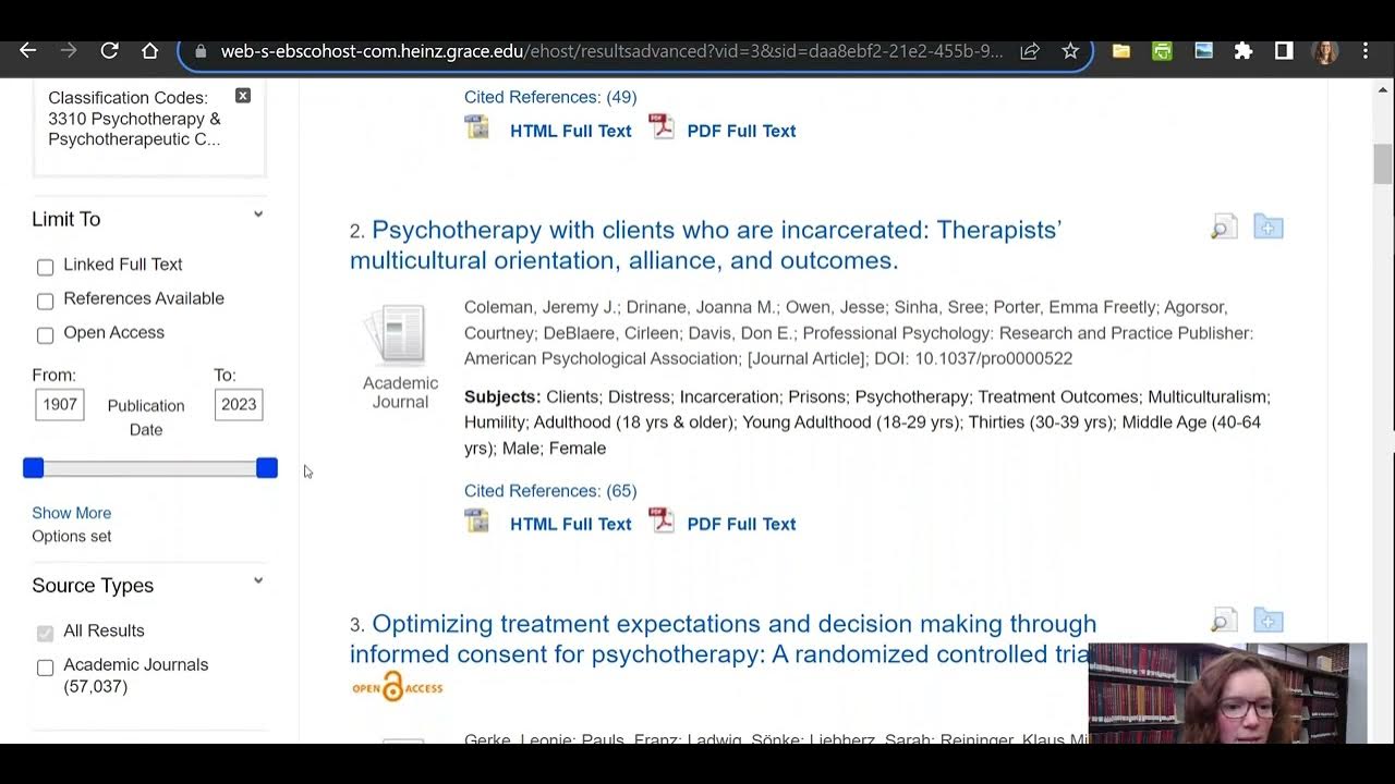 PsycInfo Classification Codes - YouTube