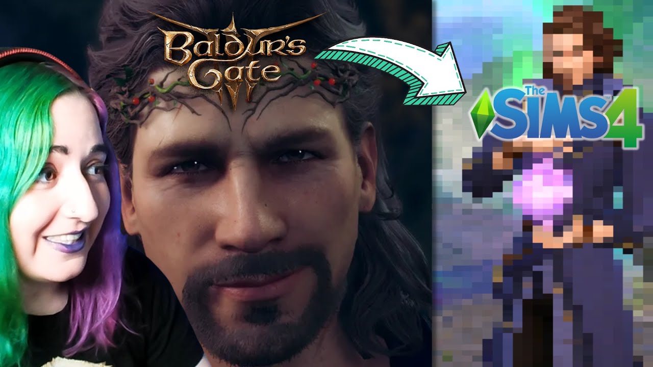 Creating Gale from Baldur's Gate 3 in the Sims 4! // Live Cut - YouTube