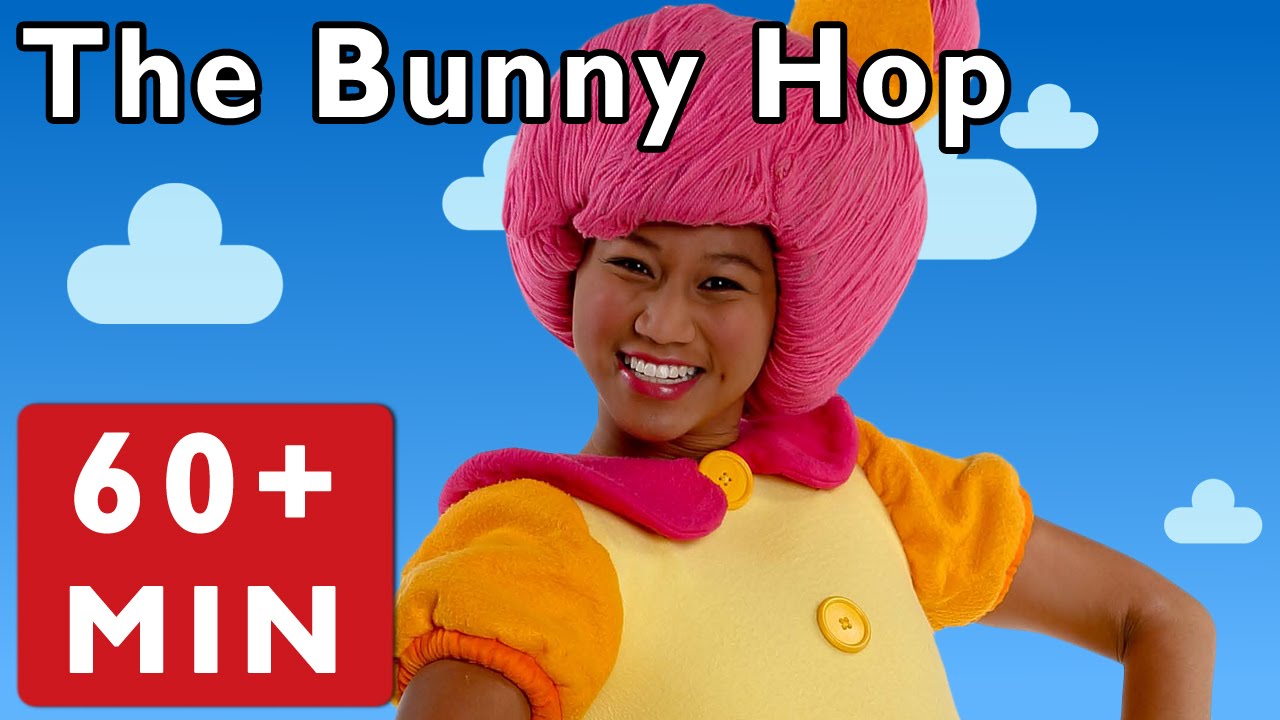 The Bunny Hop and More | Nursery Rhymes from Mother Goose Club! - YouTube