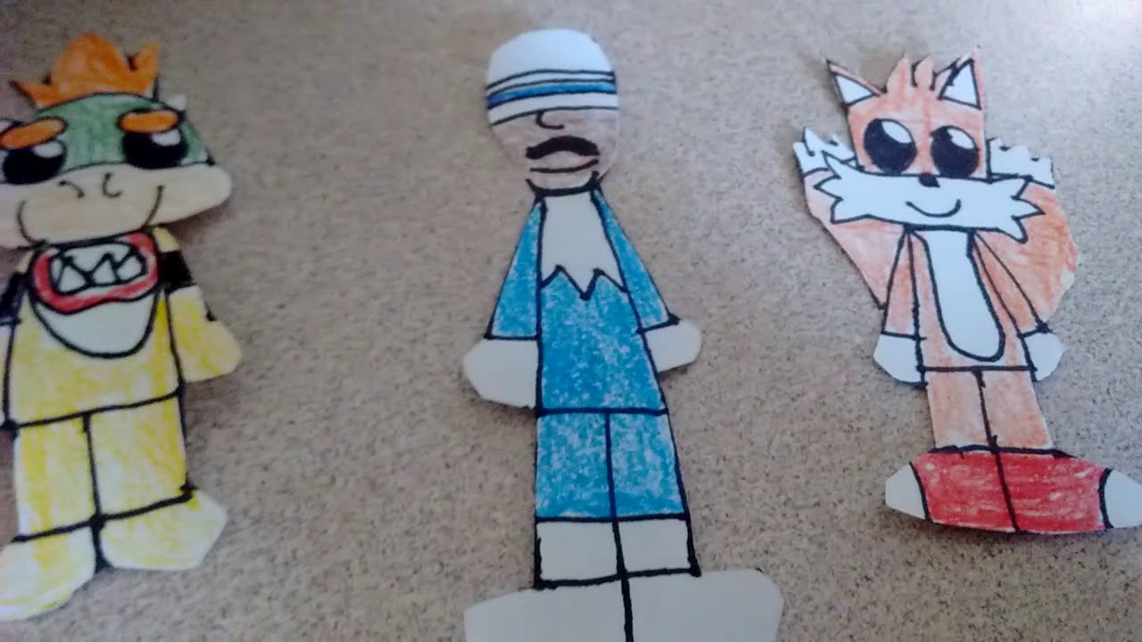 Paper Character Elimination Part 1 - YouTube