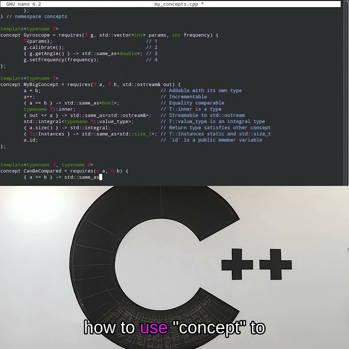 Introduction to C++20 concepts (online Meetup) #cpp #programming - YouTube