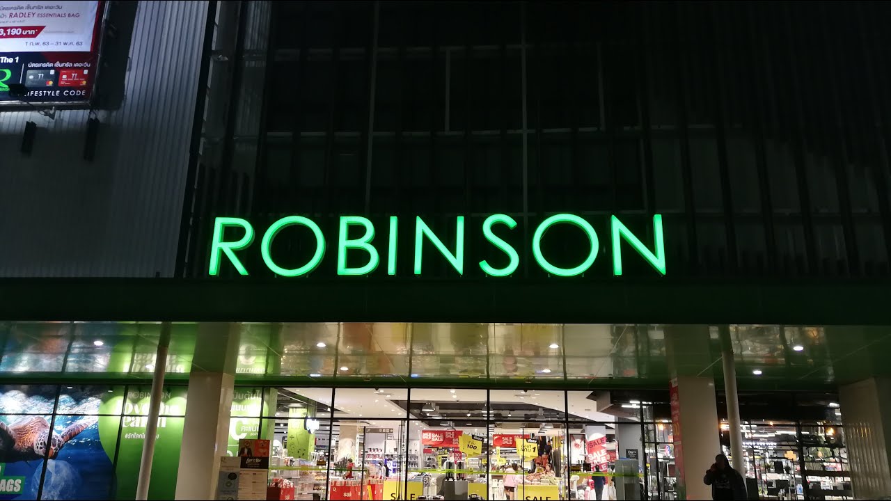 【4K】Robinson Department Store(Connected To Mega Bangna)At Bangkok ...