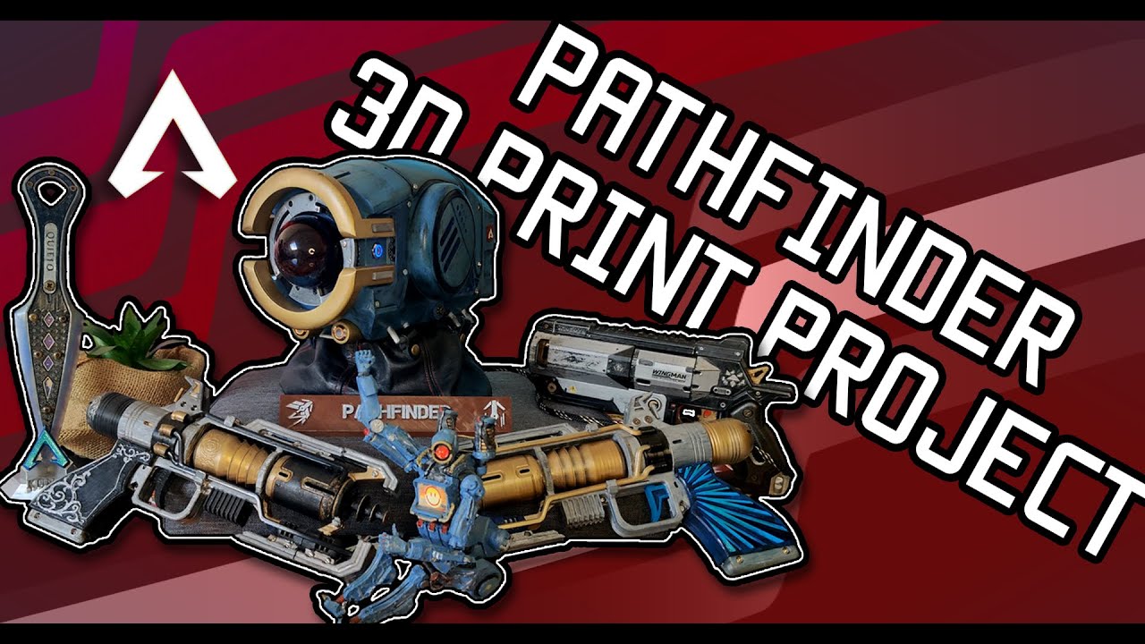 3D print project - Pathfinder Head Apex Legends - YouTube