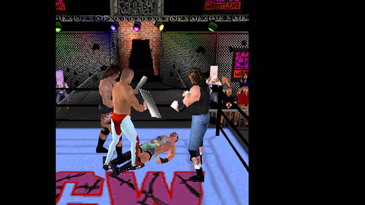 ECW Hardcore Revolution (PS1 / PlayStation) -RVD Gets Destroyed ...