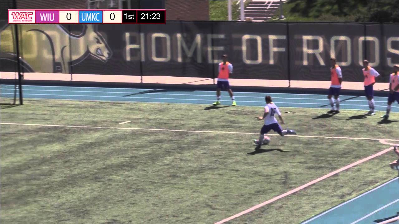 Highlights: UMKC men's soccer vs. Western Illinois - YouTube