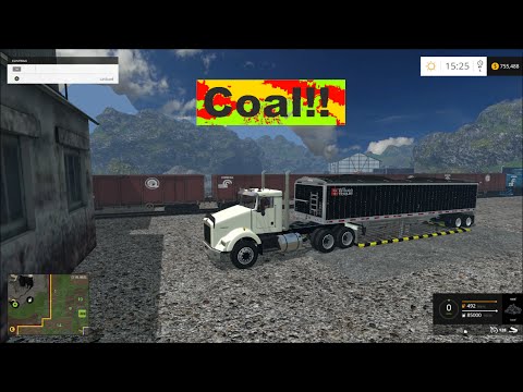 Farming simulator 2015 coal mining - YouTube