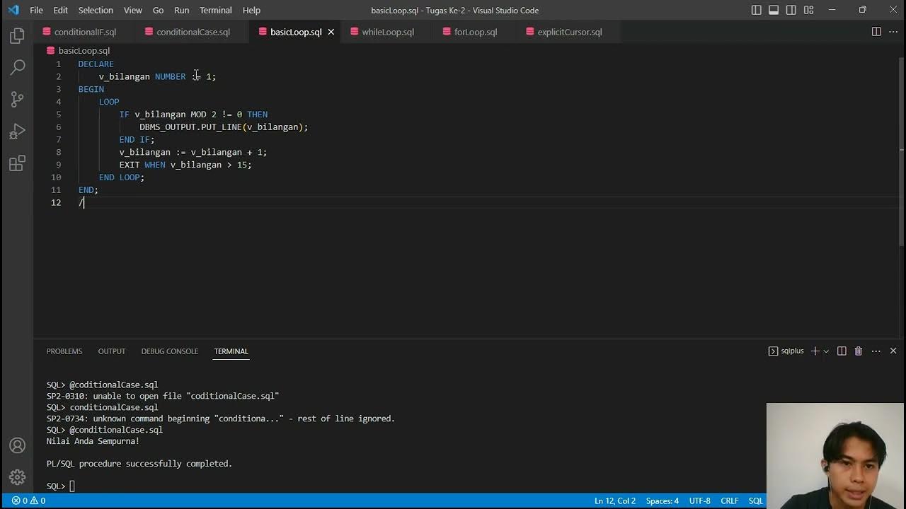Conditional Control (IF dan Case), LOOP, dan Explicit Cursor - YouTube