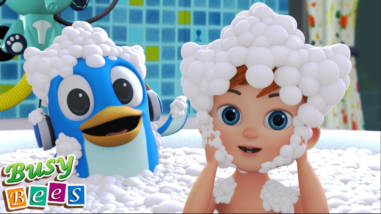 Baby Bath Time Song | The bath song | Songs For Babies | Busy Bees ...