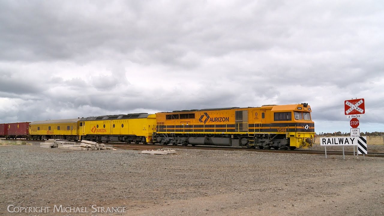 6MX1 Aurizon / Team Global Express Container Train With V544 & ALF24 ...