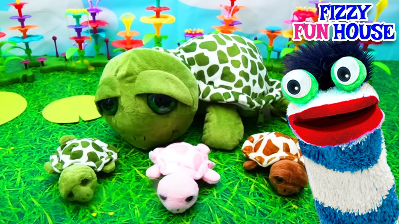 Fizzy Helps Mama Turtle Find Her Babies | Color Exploring Video For ...