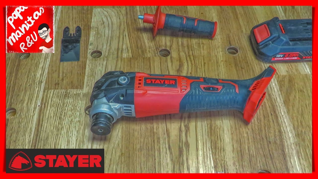 Multiherramienta Oscilante MULTI L20 de STAYER /// A batería !!! - YouTube