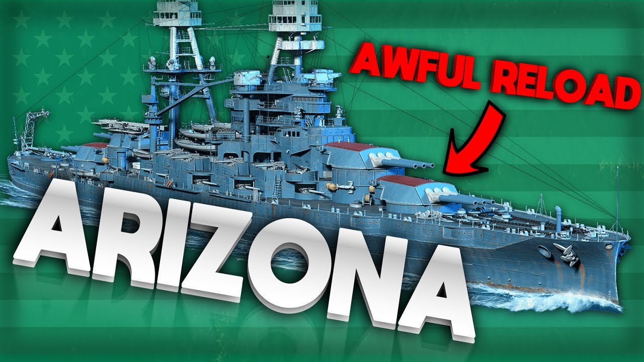 Arizona is the Worst US Battleship in World of Warships Legends - YouTube