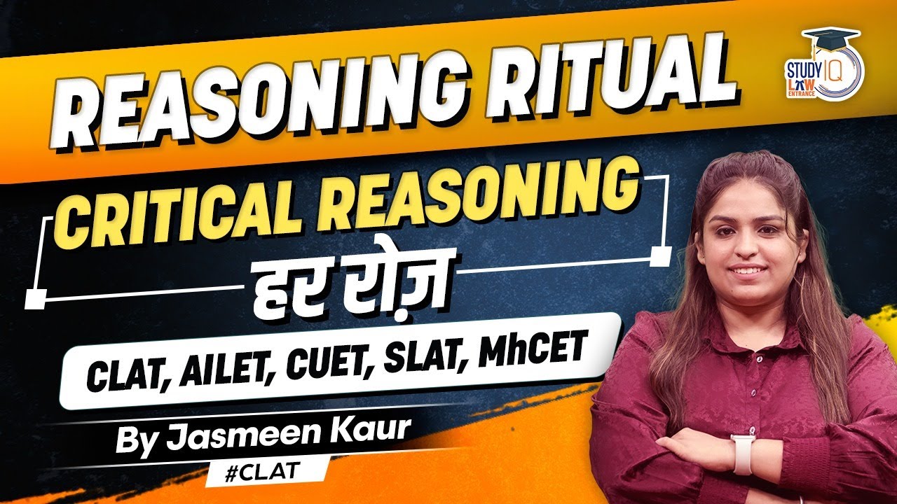 Critical Reasoning Complete Course for CLAT 2024 | Daily Practice ...