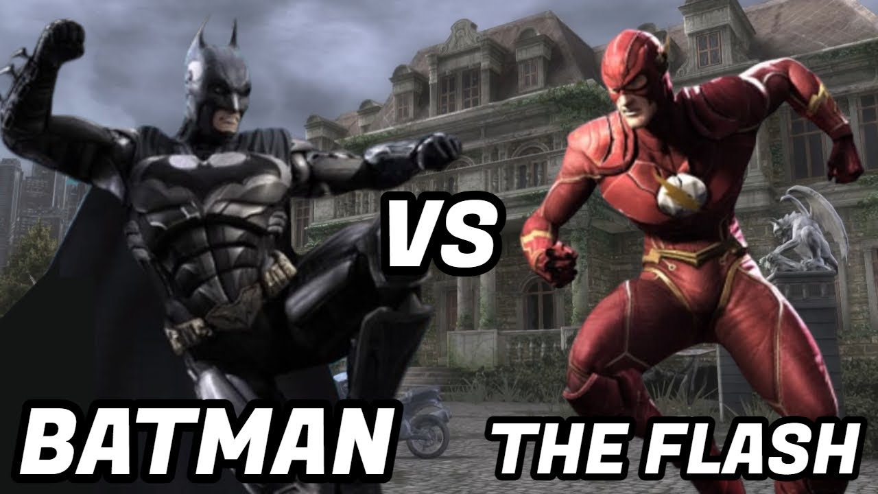 BATMAN VS THE FLASH on Hardest AI! (INJUSTICE GODS AMONG US) - YouTube
