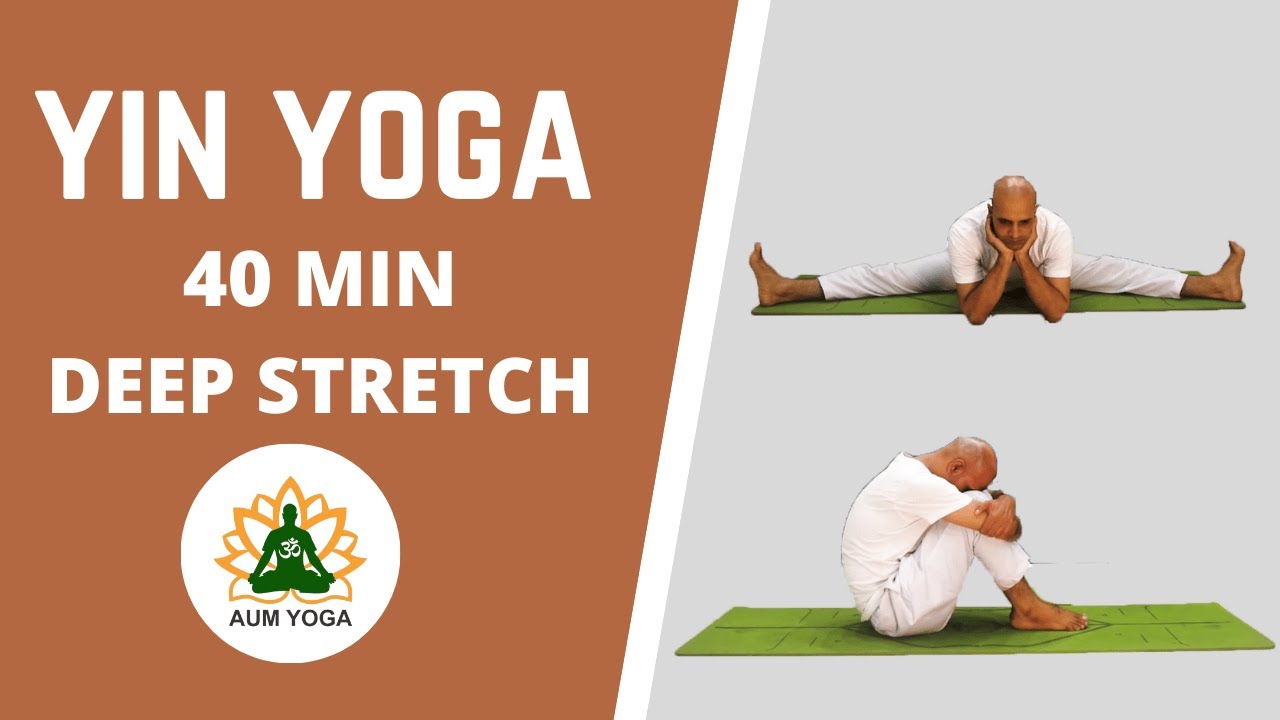 yin yoga with prop | yin yoga for beginners | 40 min yin yoga - YouTube