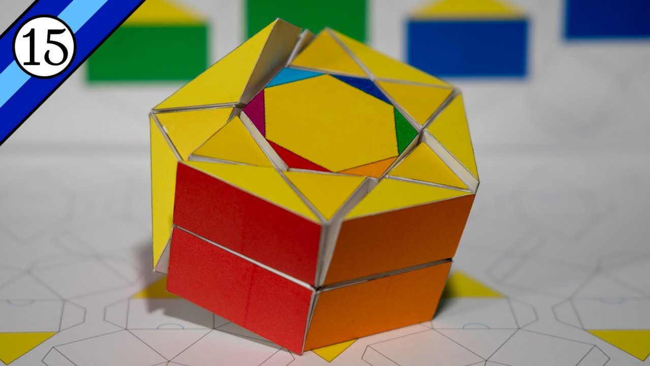 Paper Puzzle with SHELLS! - Hexagonal Prism | Puzzle Advent Calendar ...