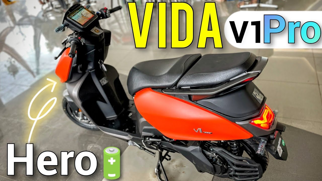 Hero Electric Scooter⚡= VIDA v1 Pro🔥 | Hero Vida V1 pro Detailed Review ...