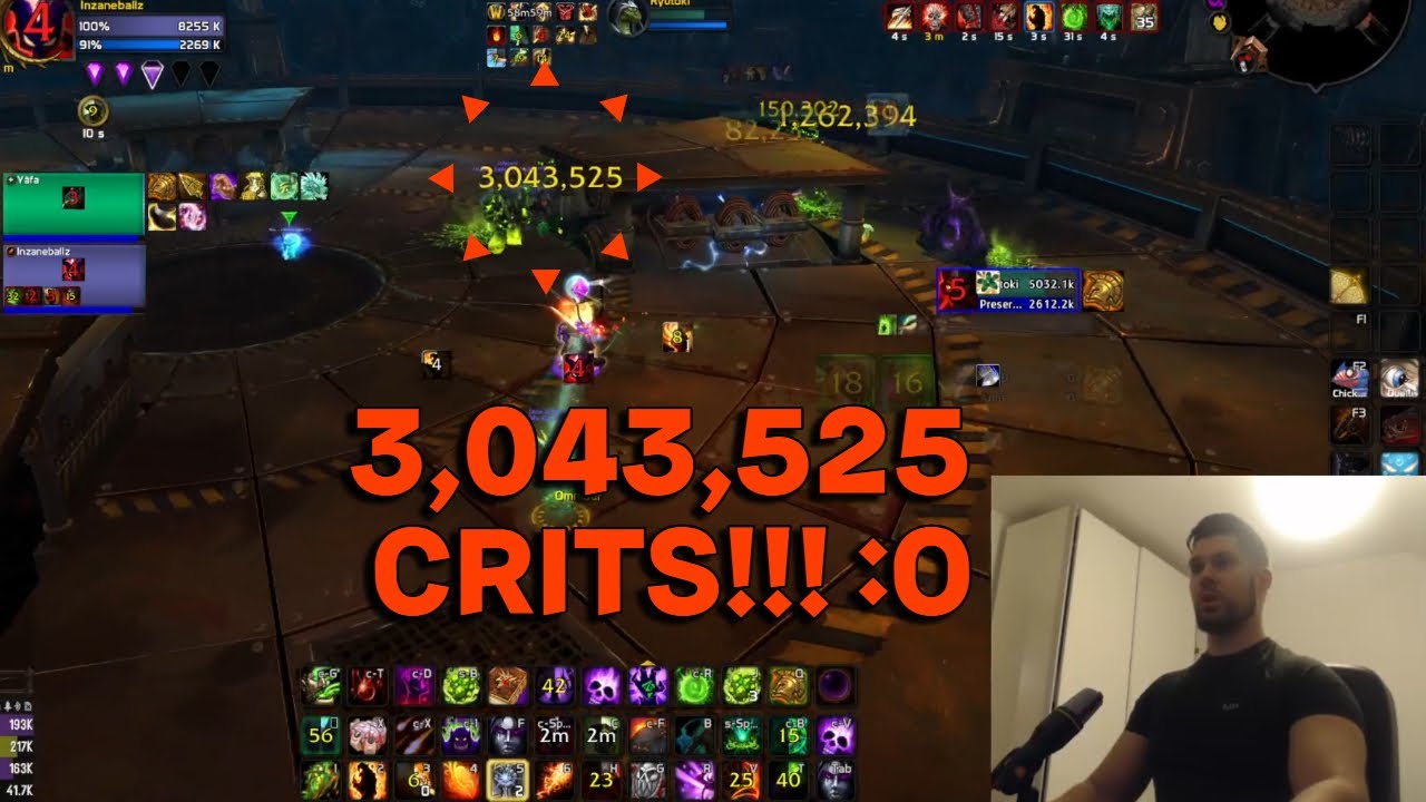 INSANE ONESHOT - 6 MILLION DMG IN 1,5 SEC - NEW DESTRO LOCK - THE WAR WITHIN - WOW - YouTube