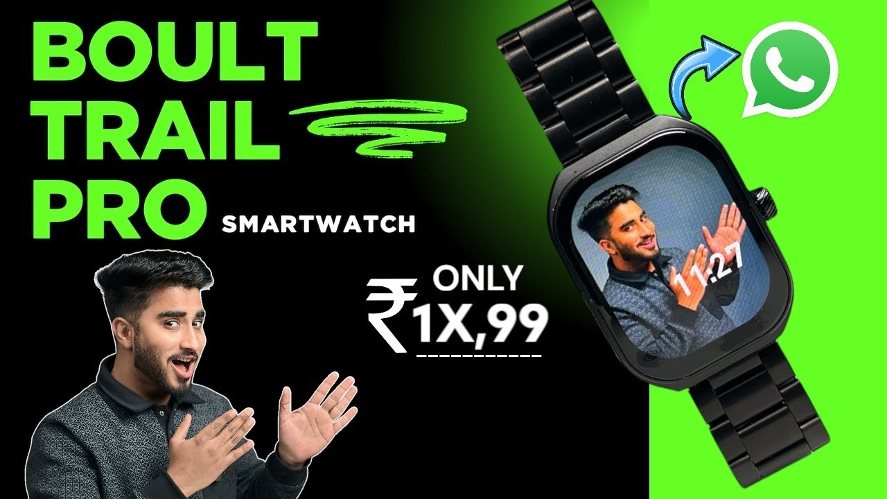 Boult Trail Pro Smartwatch⌚️3D Curved Amoled Screen, IP68 | Best ...