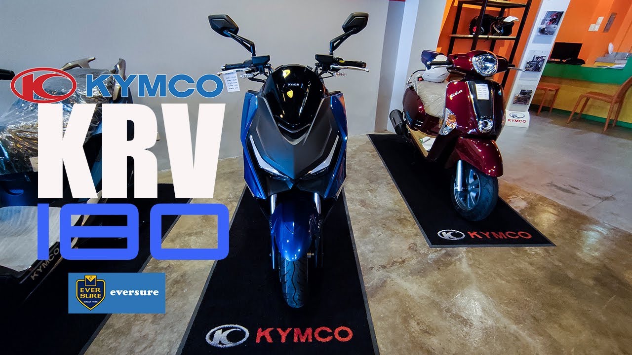 Kymco KRV 180i TCS | Quick Walk Around - YouTube
