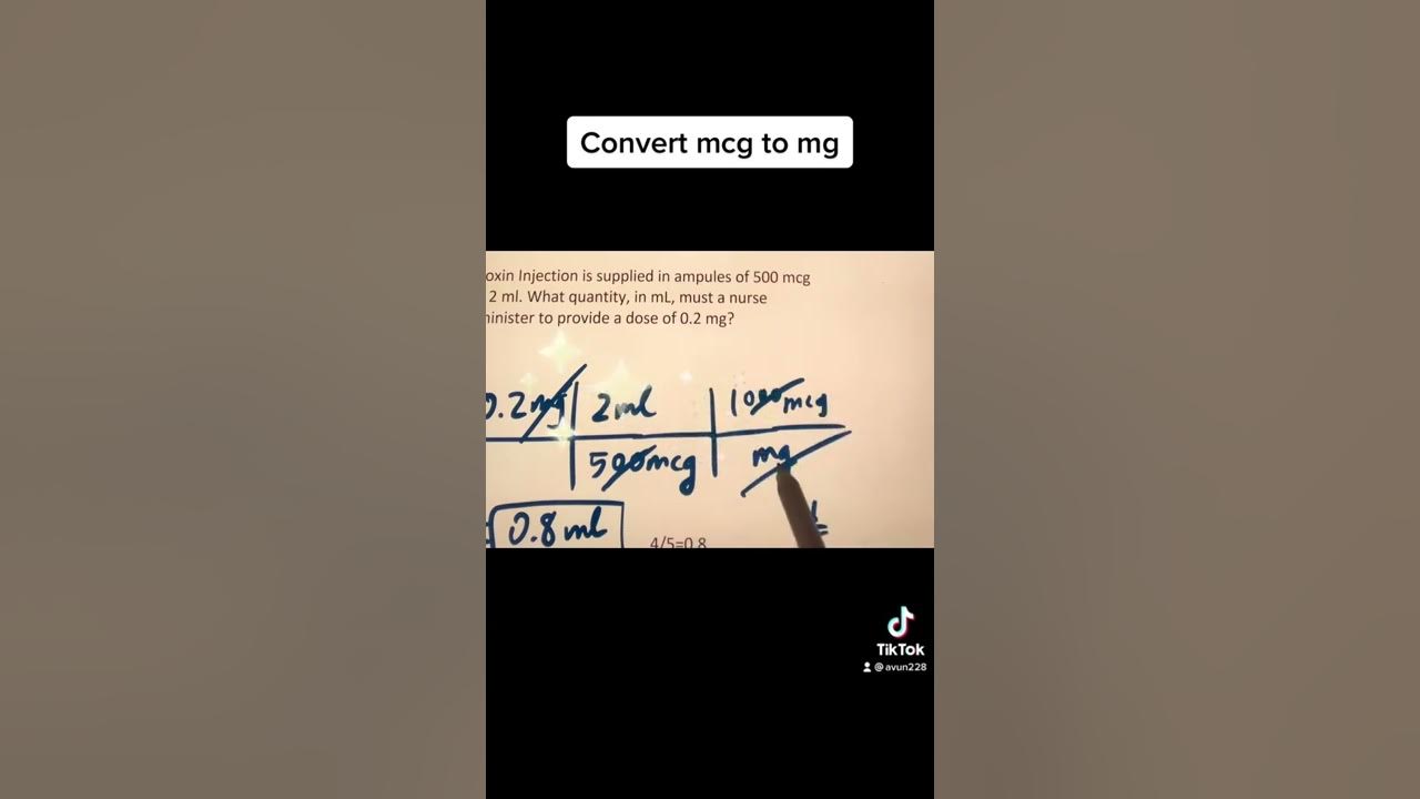 Convert From Mcg To Mg Calculation For Digoxin YouTube convert-from-mcg-to-mg-calculation-for-digoxin-youtube