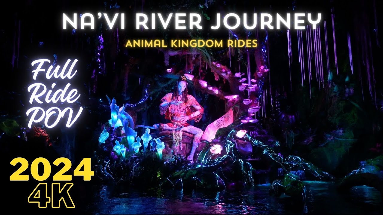 4K Navi River Journey Boat Ride Full POV - Animal Kingdom - Pandora ...