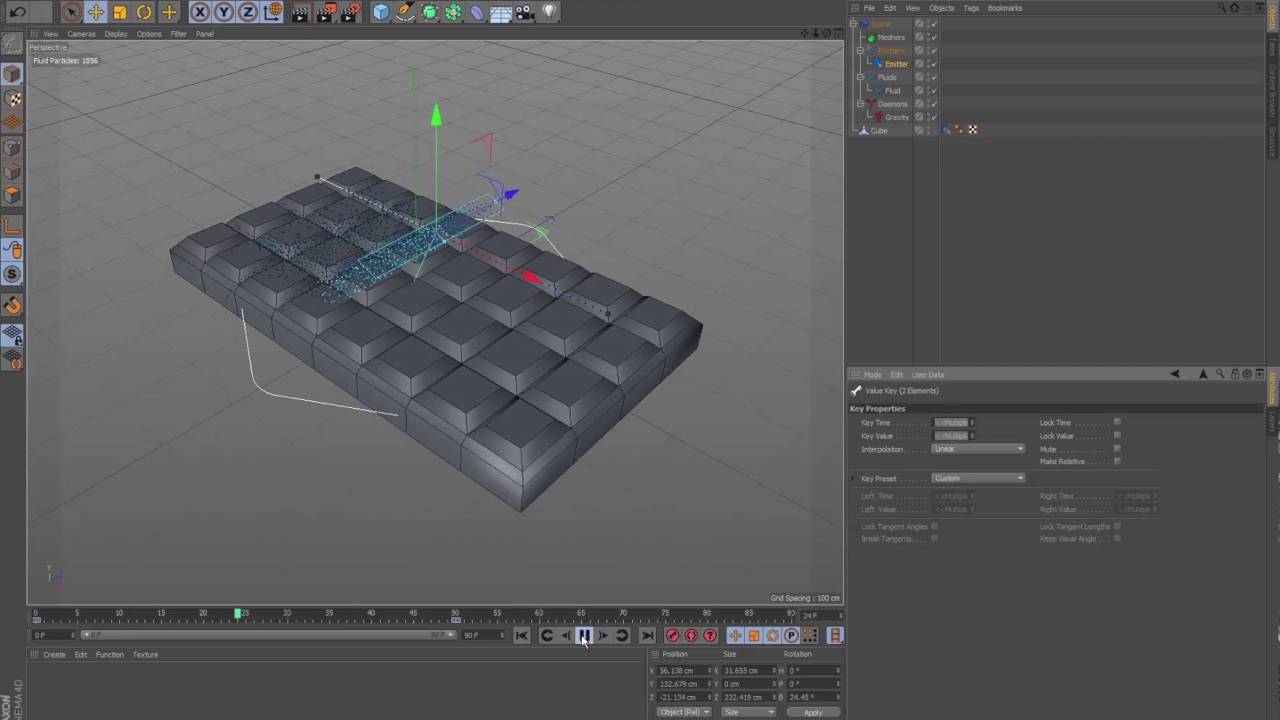 Tutorial - Your first simulation: Cinema 4D Your first simulation ...