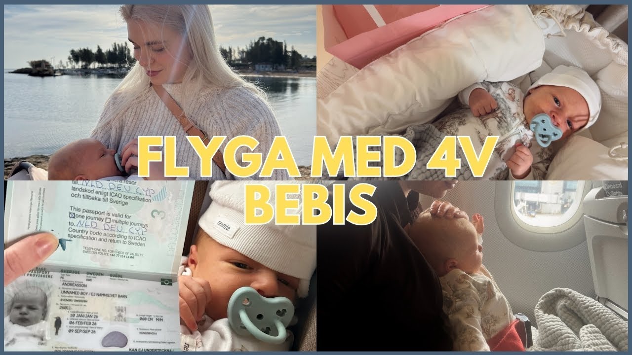 ASTONS FÖRSTA FLYGRESA | 4 VECKOR GAMMAL - YouTube