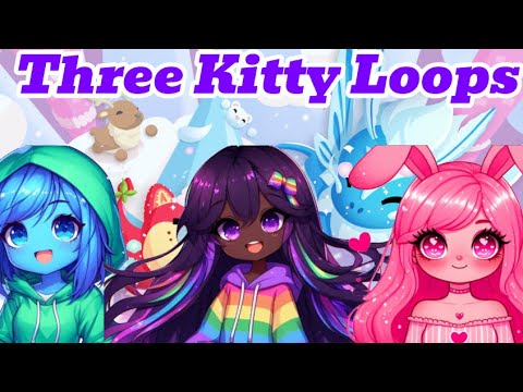 THREE KITTY LOOPS HAVING FUN IN THE SNOW - YouTube