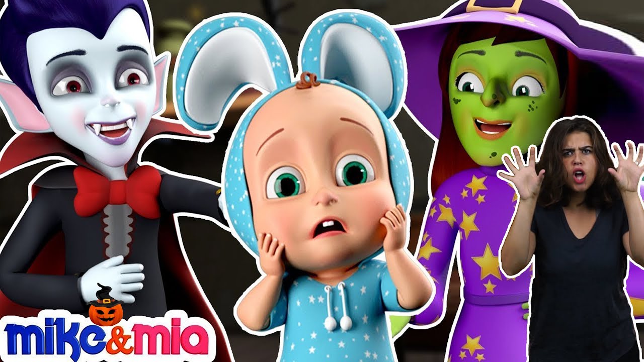 🎃 Haunted House | Halloween Songs for Kids | Mike and Mia ASL - Sign ...
