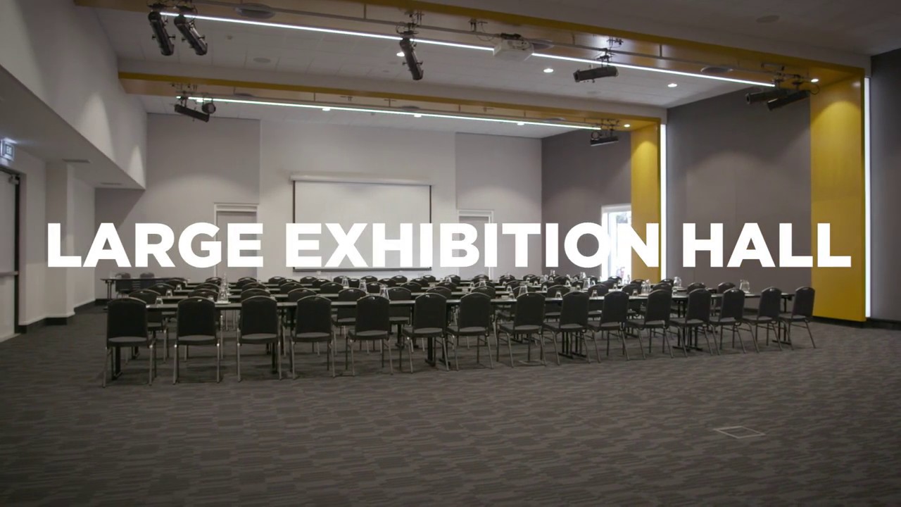Napier Conferences & Events: Virtual Tour - Large Exhibition Hall - YouTube