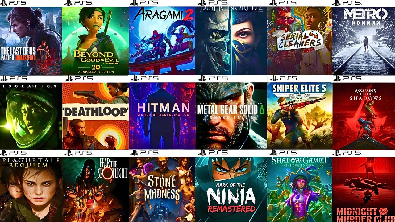 Top 20 Best PS5 STEALTH Games (Updated 2026) - YouTube