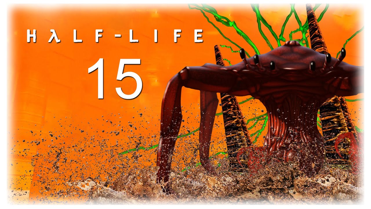 Прохождение Half-Life 1 (1998) [Без Комментариев] Часть 15: Ксен,Логово ...