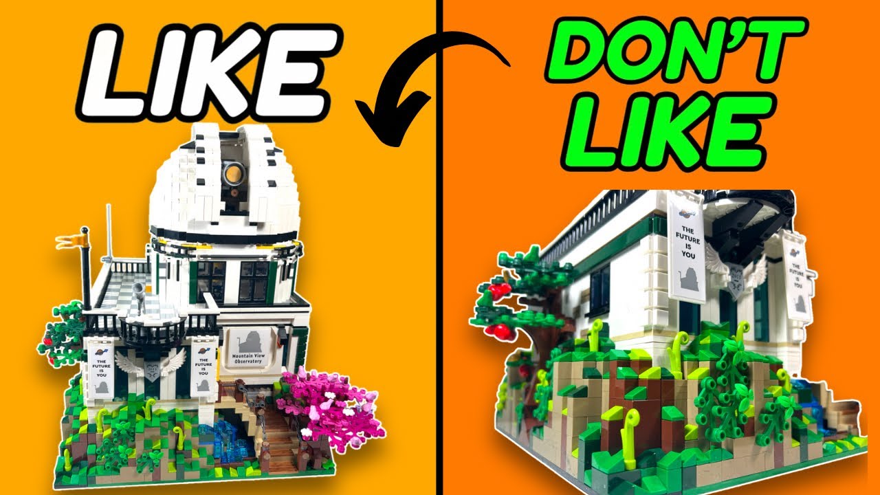 LEGO Mountain View Observatory Review - Like/Don’t Like - YouTube