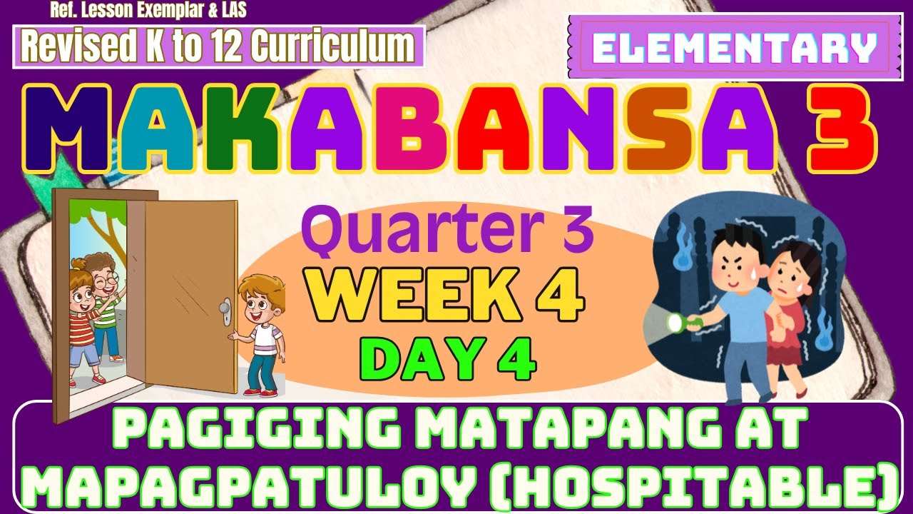 Grade 3 Makabansa Q3 W4 D4 | Pagiging Matapang at Mapagpatuloy ...