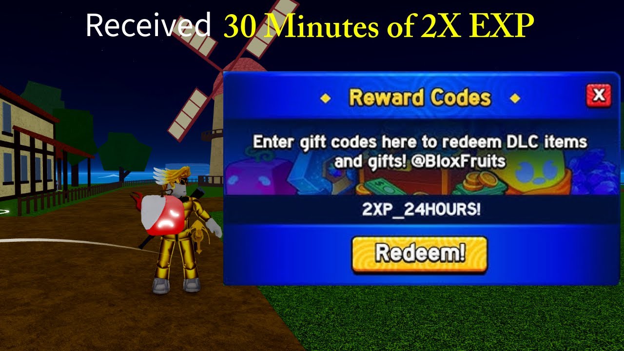 How to Get Every 2x XP Code in Blox Fruits Right Now! - YouTube