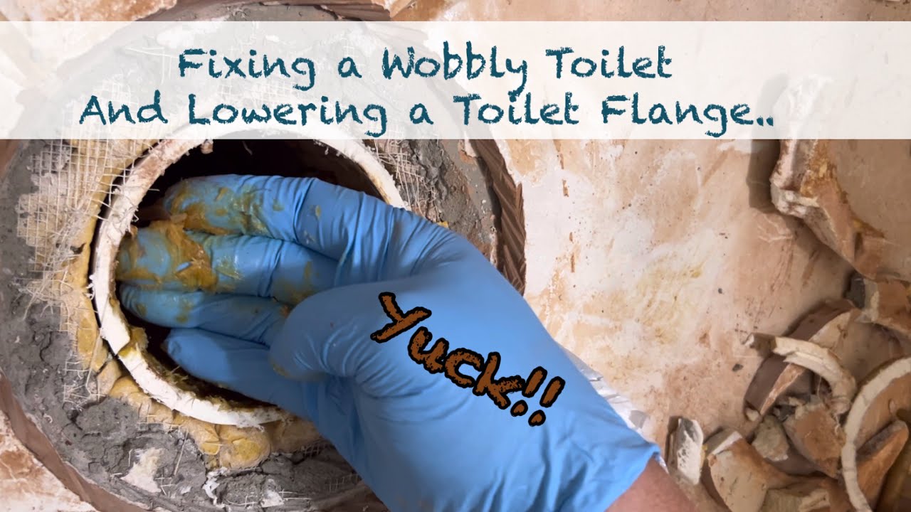 DIY Toilet Flange Repair How To Remove When It s Glued And Lower DIY Toilet Flange Repair How To Remove When It s Glued And Lower